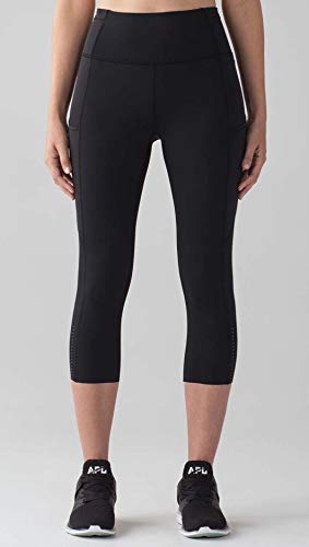 Lululemon Fast and Free Crop II Black Size 8