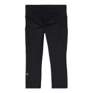 Lululemon Fast and Free Crop II Black Size 8