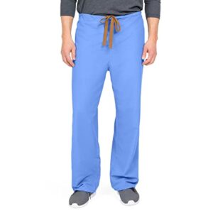 medline performax reversible drawstring scrub pant, mdl-cm, medium, ceil blue