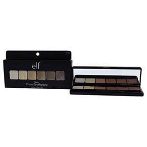 e.l.f. cosmetics prism eyeshadow palette, six silky eyeshadows create luminous, shimmery eyes, naked