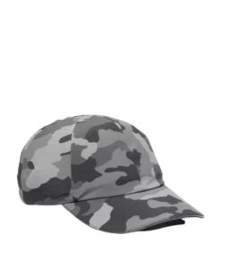 lululemon fast and free men’s run hat (heritage 365 camo rhino grey multi)