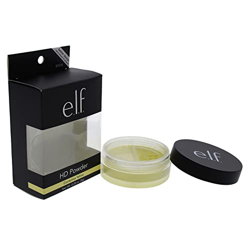 e.l.f. High Definition Loose Face Powder, Corrective Yellow, 0.28 Ounce