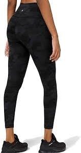 Lululemon Athletica Wunder Train Hi-Rise Tight 25 inch (Black Camo, 4)