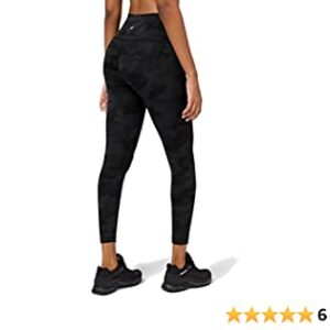 Lululemon Athletica Wunder Train Hi-Rise Tight 25 inch (Black Camo, 4)