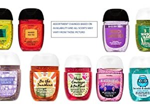 Bath and Body Works Anti-Bacterial Hand Gel 10-Pack PocketBac Sanitizers, Assorted Scents, 1 fl oz each