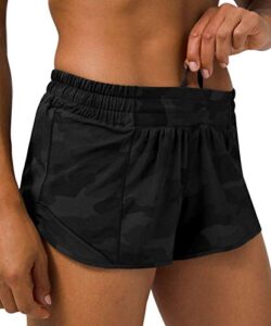 lululemon hotty hot short ii 2.5″ (color 002, 8)