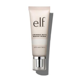 e.l.f. beautifully bare luminous matte makeup primer, 0.96 fl. oz