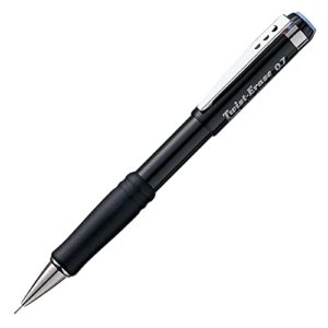 Pentel Twist-Erase III Mechanical Pencil, 0.7mm, Black Barrel, 12 Pack (QE517A-12)