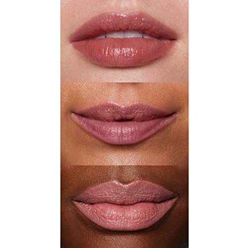 e.l.f. O Face Satin Lipstick, Richly Pigmented, Nourishing & Long-Lasting Creamy Lipstick, Infused With Jojoba, Vegan & Cruelty-Free, Dirty Talk