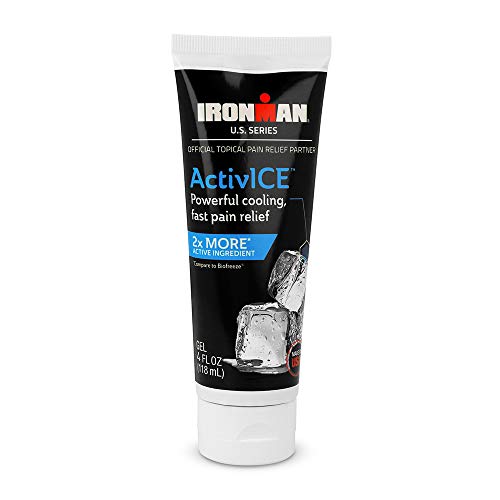 Medline Ironman ActivICE Topical Cooling Gel, Pain Relief for Arthritis, Joint, Muscle, Back & Body Aches & Pain, 4 oz (1 Count)