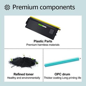 GREENCYCLE 2 Pack TN570 TN-570 Black Toner Cartridge Compatible for Brother DCP-8040D HL-5130 MFC-8220 Laser Printer