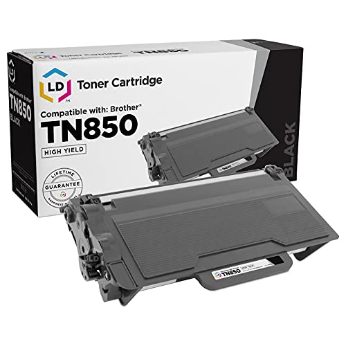 LD Compatible Toner Cartridge Replacement for Brother TN850 High Yield (Black)