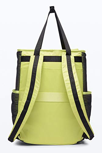 Lululemon Dash All Day Backpack (Black/Lemon Vibe)