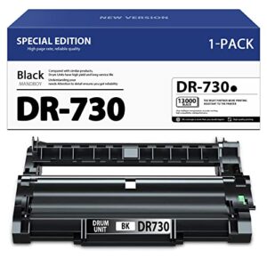 mandboy dr730 drum unit replacement for brother dr-730 compatible dcp-l2550dw mfc-l2710dw mfc-l2750dw mfc-l2750dwxl hl-l2350dw hl-l2370dw/dwxl printer bk 1 pack(toner not include)