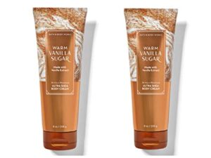 bath and body works 2 pack warm vanilla sugar ultra shea body cream 8 oz.