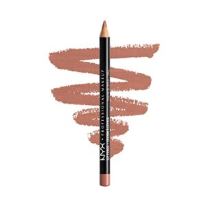 nyx professional makeup slim lip pencil, long-lasting creamy lip liner – peakaboo neutral