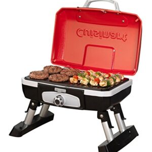 Cuisinart CGG-180T Portable, 17.6 x 18.6 x 11.8-Inch, Petit Gourmet Tabletop Gas Grill, Red