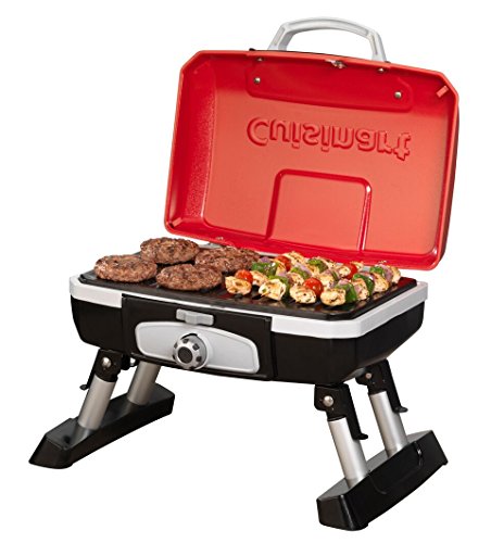 Cuisinart CGG-180T Portable, 17.6 x 18.6 x 11.8-Inch, Petit Gourmet Tabletop Gas Grill, Red