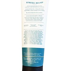 Bath and Body Works Aromatherapy Stress Relief - Eucalyptus + Tea Body Cream 8 Ounce (2019 Edition)