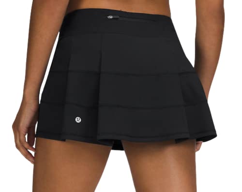 Lululemon Pace Rival Mid-Rise Skirt (Black, Size 0)