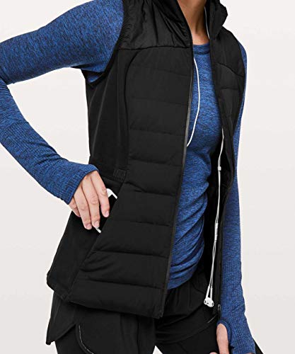 LULULEMON Down for It All Vest Sz 6 (Black)