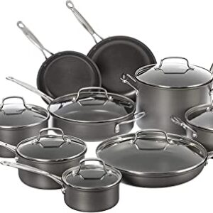 Cuisinart Chef's Classic Non-Stick Hard Anodized, 17-Piece, Cookware Set