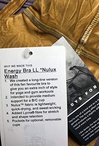 Lululemon Energy Bra Long LINE NULUX WASH - ICWO (Ice Wash Spiced Bronze) (6)