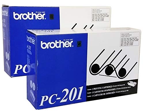 Brother PC-201 Fax Cartridge, 2-Pack