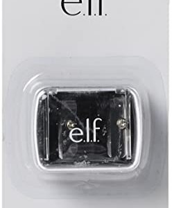 e.l.f. Dual-Pencil Sharpener, Convenient, Essential Tool, Sharpens, Easy To Clean, Travel-Friendly, Compact, Vegan & Cruelty-Free, 1 Count (Pack of 1)