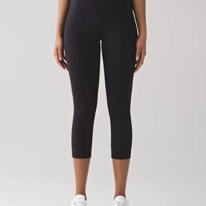 LULULEMON Wunder Under Hi-Rise Crop 21" (Black, 2)