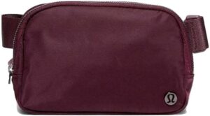 lululemon everywhere belt bag red merlot