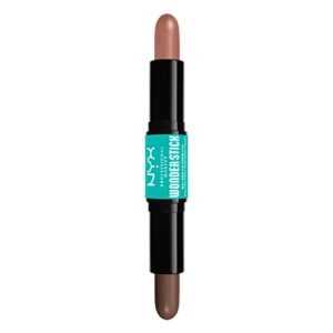 nyx professional makeup wonder stick, face shaping & contouring stick – light medium