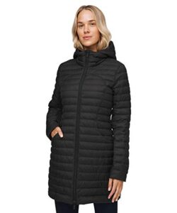 lululemon pack it down jacket long sz 4 (black)