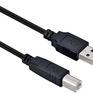 Printer Cable to Computer 10FT Compatible with Brother HL-2270DW, HL-L6200DW,HL-L2390DW,HL-L2300D,HL-L3290CDW,HL-L2350DW,MFCL2750DW,MFCL2710DW,MFC-J491DW,MFC-J995DW,MFC-J805DW,DCPL2550DW