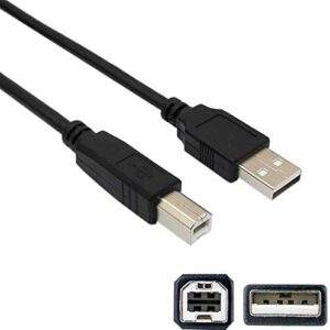 Printer Cable to Computer 10FT Compatible with Brother HL-2270DW, HL-L6200DW,HL-L2390DW,HL-L2300D,HL-L3290CDW,HL-L2350DW,MFCL2750DW,MFCL2710DW,MFC-J491DW,MFC-J995DW,MFC-J805DW,DCPL2550DW