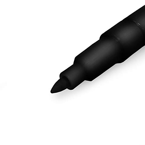 Pentel N50S Fine Permanent Marker – 3.18mm Bullet Tip – Pack of 3 – Black