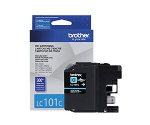 brother lc101c oem ink – dcpj152w mfcj245 j285dw j450dw j470dw j475dw j650dw j870dw j875dw cyan ink (300 yield) oem