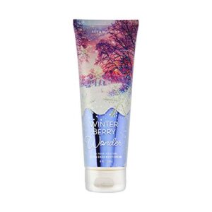 bath & body works winter berry wonder ultra shea body cream, 8 ounce