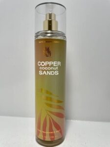 bath and body works copper coconut sands fine fragrance mist 8 ounce spray