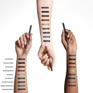 Lancôme Le Stylo Waterproof Eyeliner Pencil - Creamy & Highly Pigmented - Seamless Blending & Smudging - 02 Noir Intense