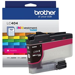 brother genuine lc404m magenta inkvestment tank ink cartridge