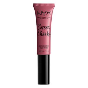 nyx professional makeup sweet cheeks soft cheek tint, cream blush – baby doll