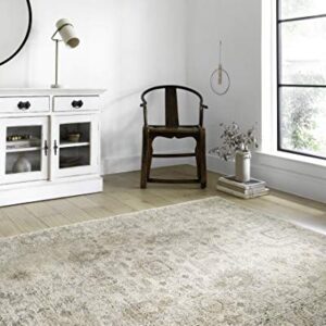 Loloi II Teagan Collection TEA-03 Ivory/Sand, Traditional 7'-11" x 10'-6" Area Rug