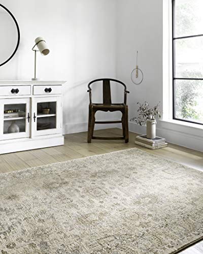 Loloi II Teagan Collection TEA-03 Ivory/Sand, Traditional 7'-11" x 10'-6" Area Rug