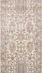 Loloi II Teagan Collection TEA-03 Ivory/Sand, Traditional 7'-11" x 10'-6" Area Rug