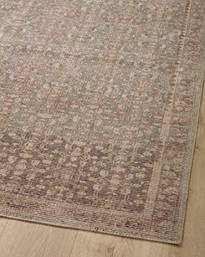 Loloi Angela Rose x Aubrey Collection AUB-04 Sage/Bark, Traditional 7'-6" x 9'-6" Area Rug