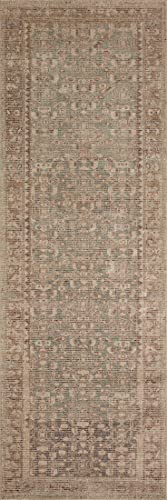 Loloi Angela Rose x Aubrey Collection AUB-04 Sage/Bark, Traditional 7'-6" x 9'-6" Area Rug