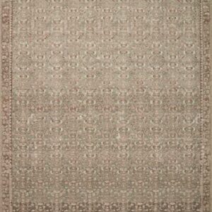 Loloi Angela Rose x Aubrey Collection AUB-04 Sage/Bark, Traditional 7'-6" x 9'-6" Area Rug