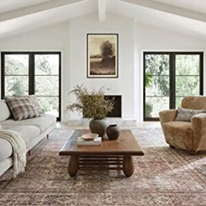 Amber Lewis x Loloi Georgie Collection GER-06 Bordeaux / Antique 7'6" x 9'6" Area Rug