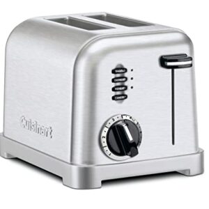 Cuisinart CPT-160 Metal Classic 2-Slice Toaster, Brushed Stainless